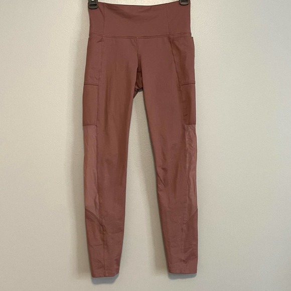 JoyLab | Pants & Jumpsuits | Joy Lab Mauve Pink Purple Mesh Cutout ...